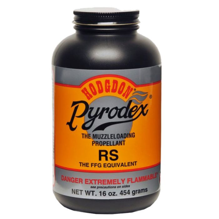 Poudre Hodgdon Pyrodex RS équivalent poudre noire FFG 454g